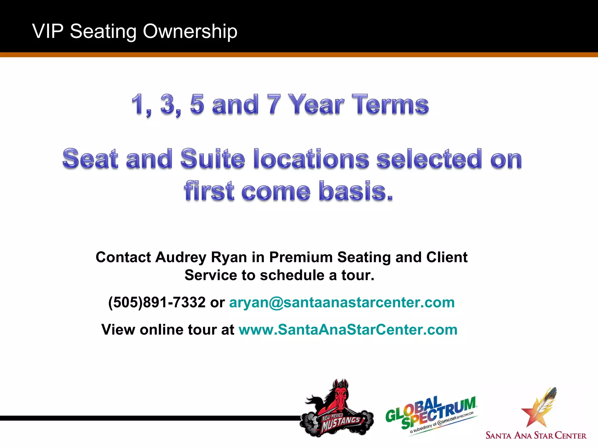 Santa Ana Star Center VIP Seating | PPT