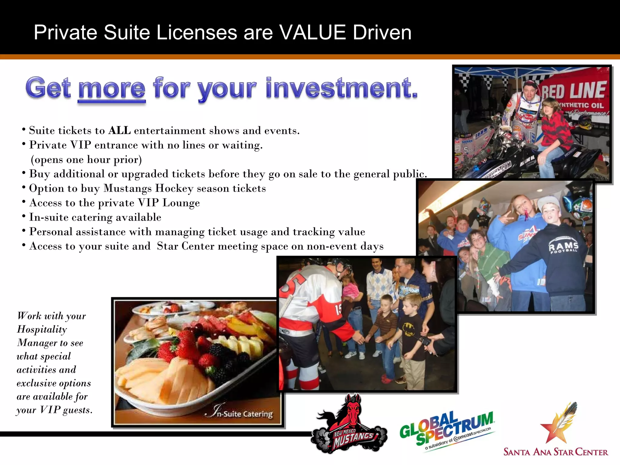 Santa Ana Star Center VIP Seating | PPT