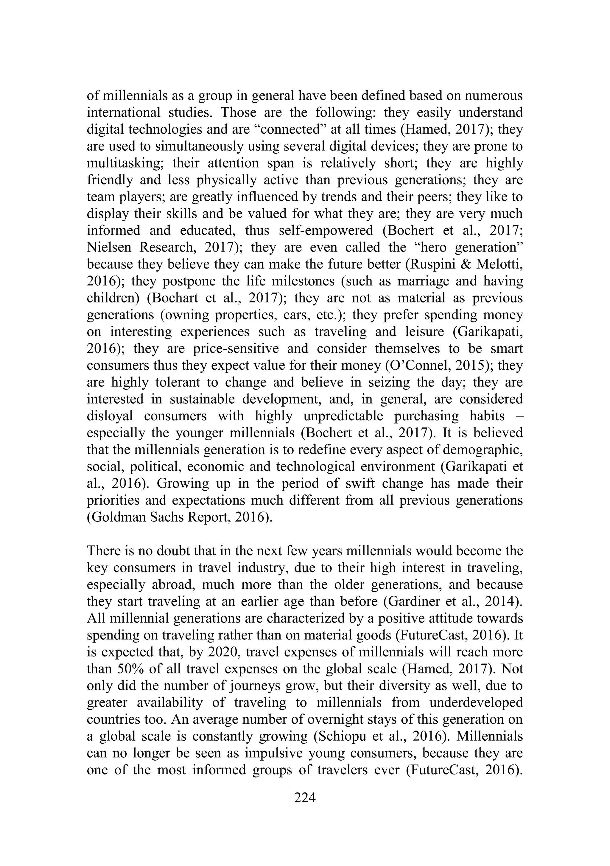 WHY MILLENNIALS AS DIGITAL TRAVELERS TRANSFORMED MARKETING STRATEGY IN TOURISM INDUSTRY | PDF