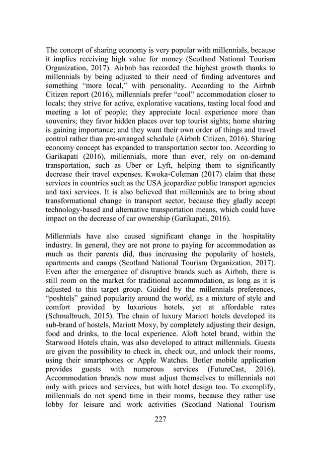 WHY MILLENNIALS AS DIGITAL TRAVELERS TRANSFORMED MARKETING STRATEGY IN TOURISM INDUSTRY | PDF