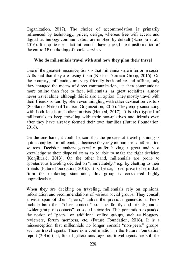 WHY MILLENNIALS AS DIGITAL TRAVELERS TRANSFORMED MARKETING STRATEGY IN TOURISM INDUSTRY | PDF