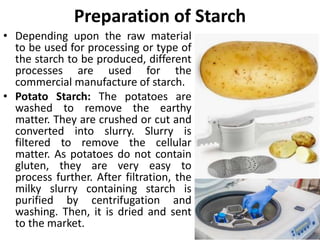 STARCH - Pharmacognostic Details | PPTX