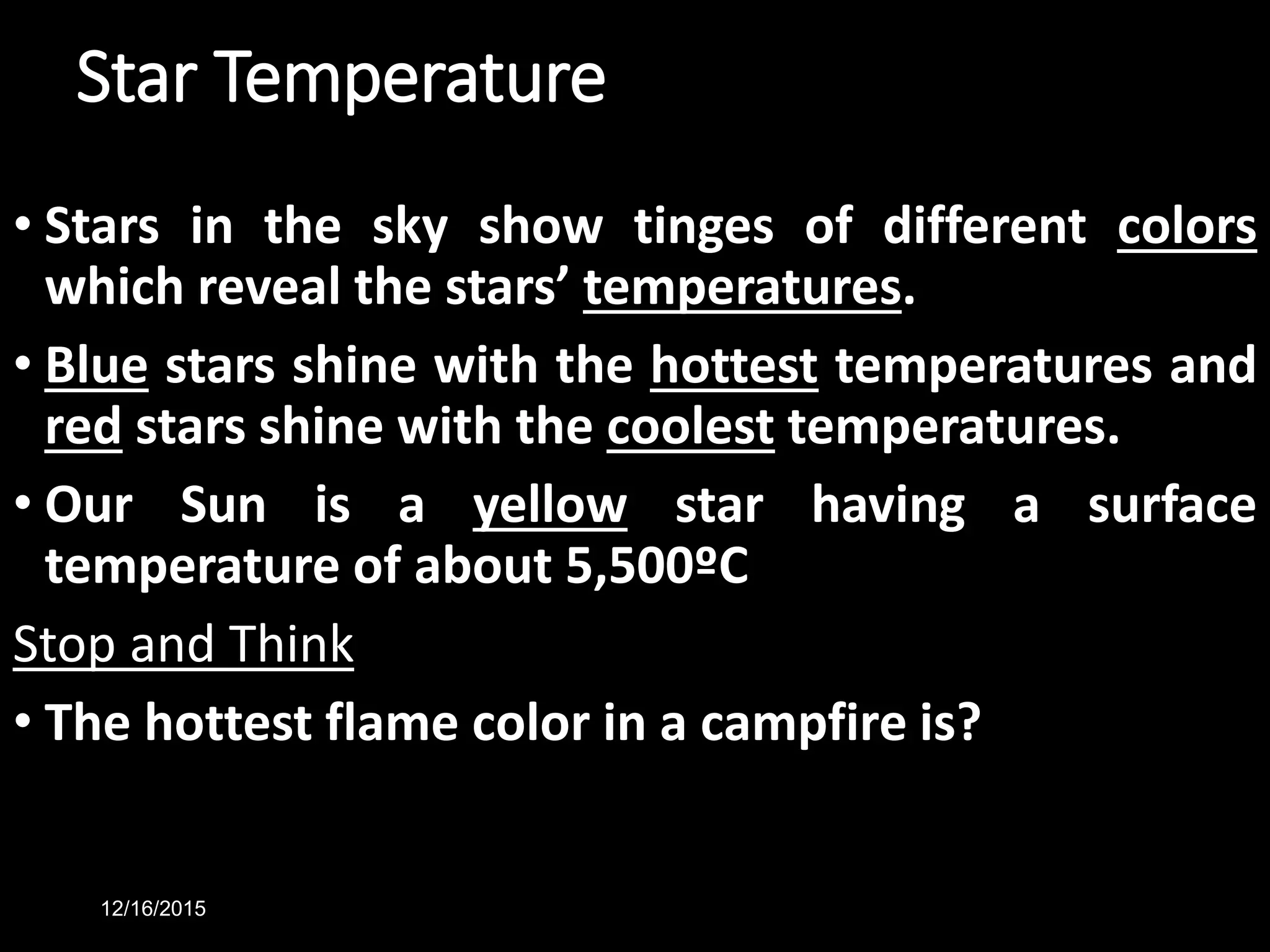 Star characteristics | PPTX