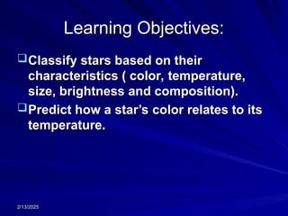 Star Characteristics in Astronomy Grade 9.ppt