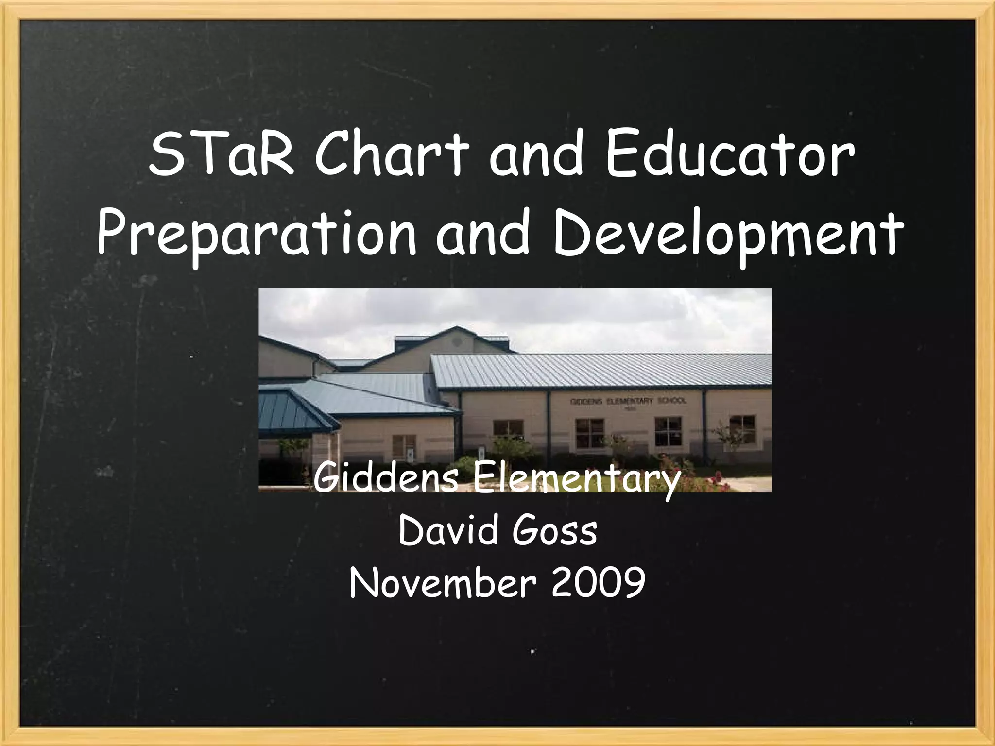 STaR Chart | PPT