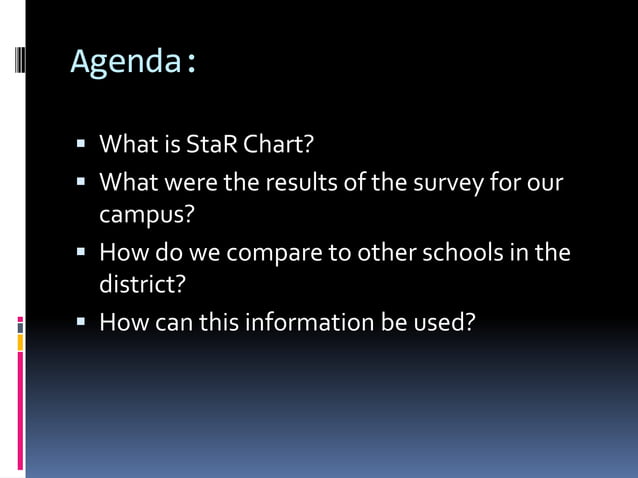 Sta r chart data | PPT