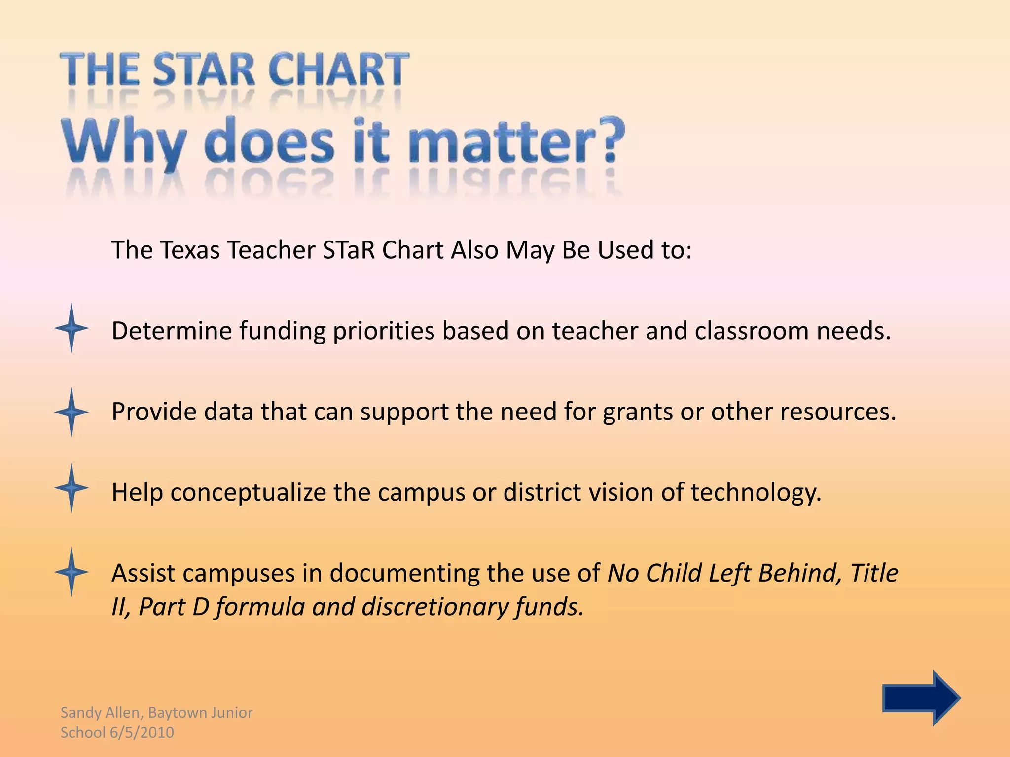 Star chart ppt | PPTX