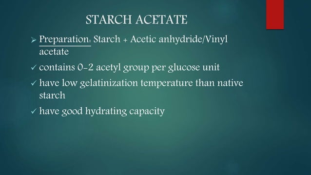 Starch based materials | PPT