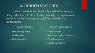 Starch based materials | PPT