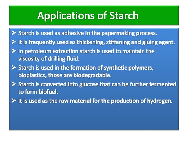 Starch based polyurethane | PPTX