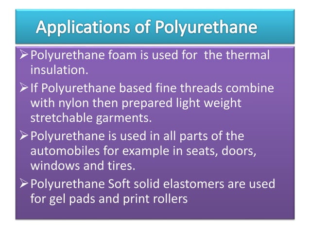 Starch based polyurethane | PPTX