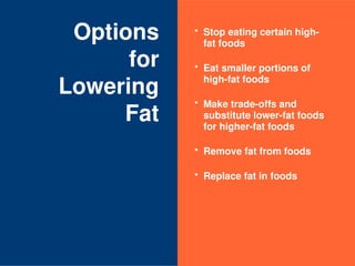 Role of starches as a fat replacer in foods | PPT