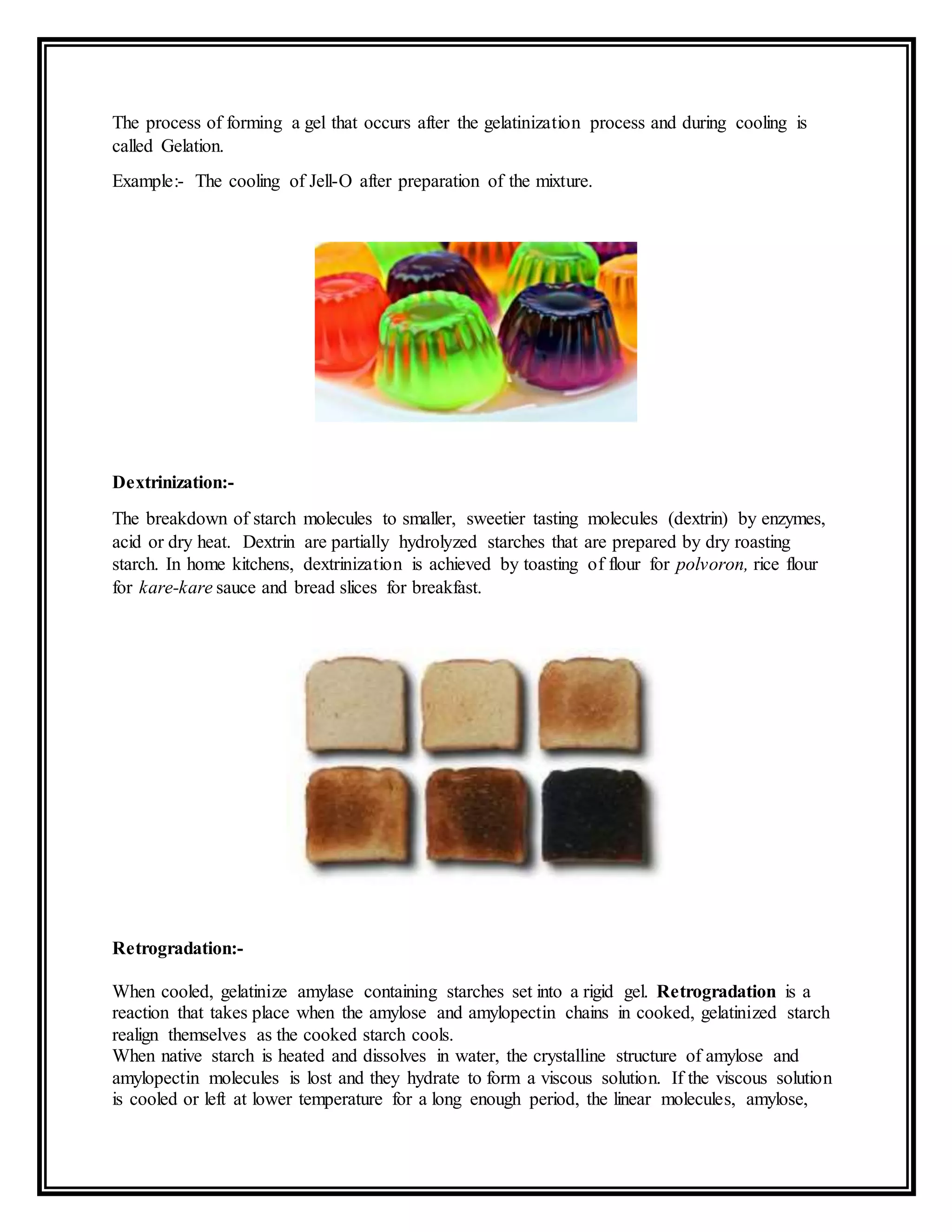 Starch cookery | DOCX