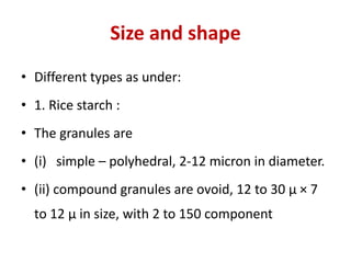 Starches | PPTX | Chemistry | Science