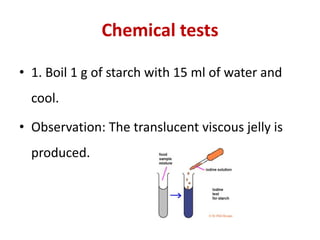 Starches | PPTX | Chemistry | Science