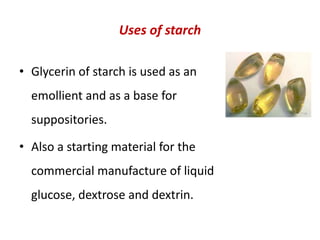 Starches | PPTX | Chemistry | Science