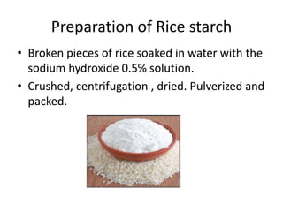 Starches | PPTX | Chemistry | Science