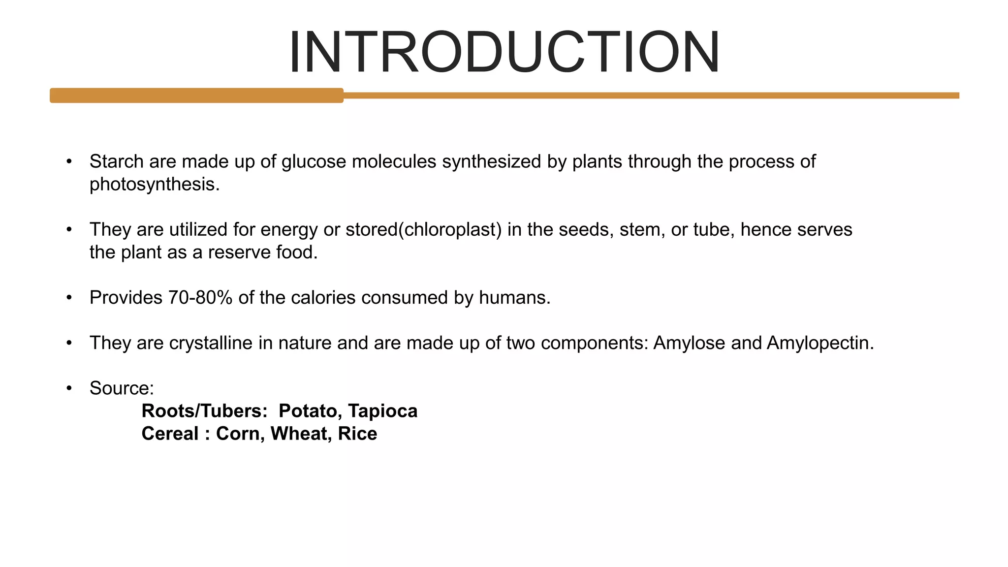 STARCH PRESENTATION | PPTX