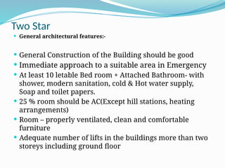 Star Classification of Hotels, Mod I.pptx