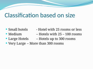 Star Classification of Hotels, Mod I.pptx