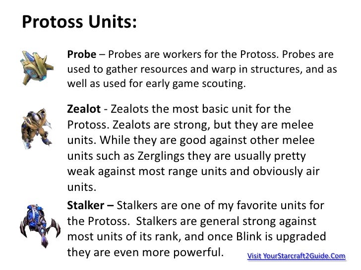 Starcraft 2 protoss Strategy Guides - Every About Units