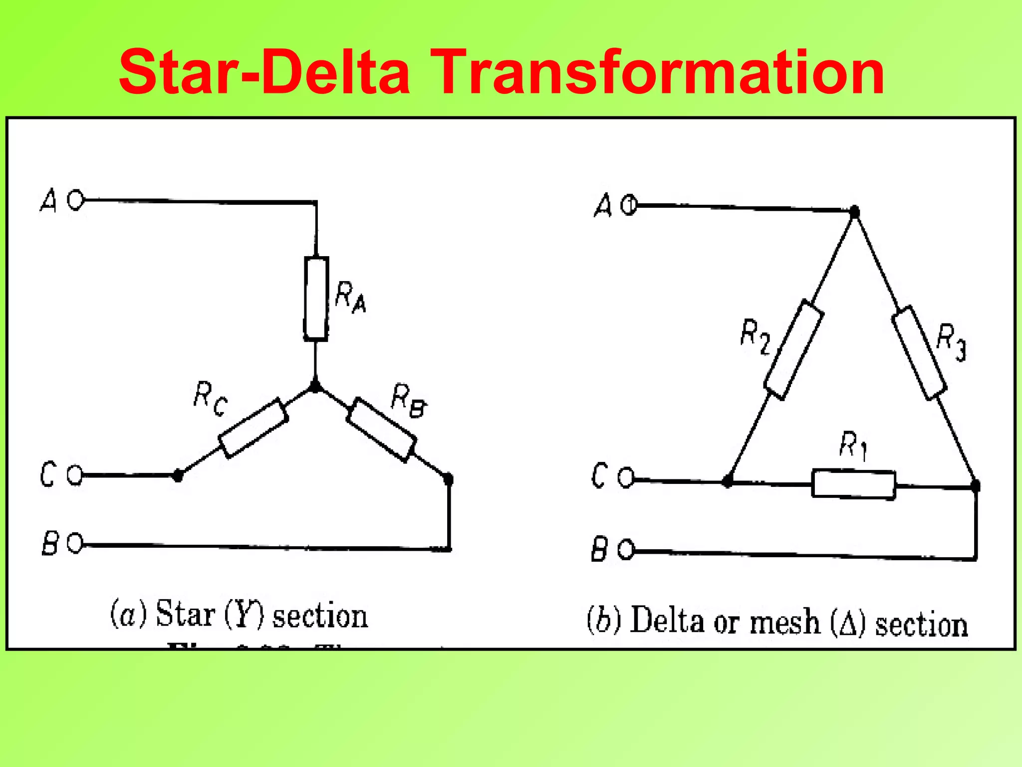 Star delta trsformation | PPT