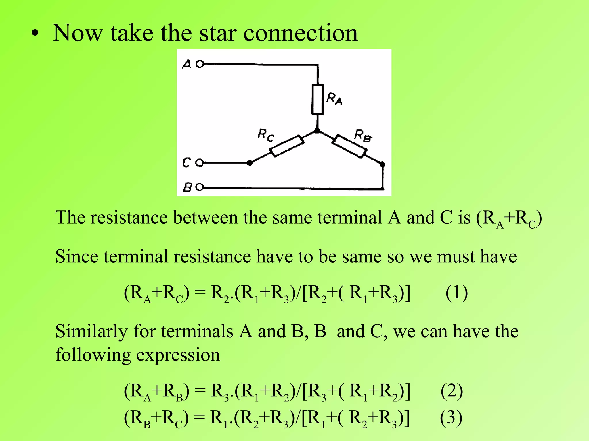 Star delta trsformation | PPT