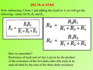 Star delta trsformation | PPT
