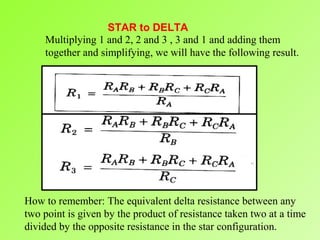 Star delta trsformation | PPT