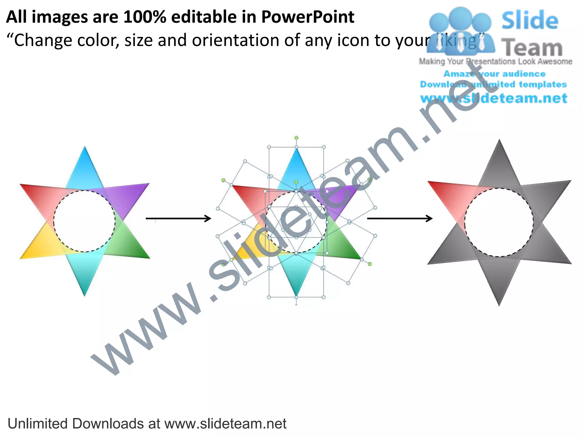 Star diagram powerpoint slides presentation diagrams templates | PDF