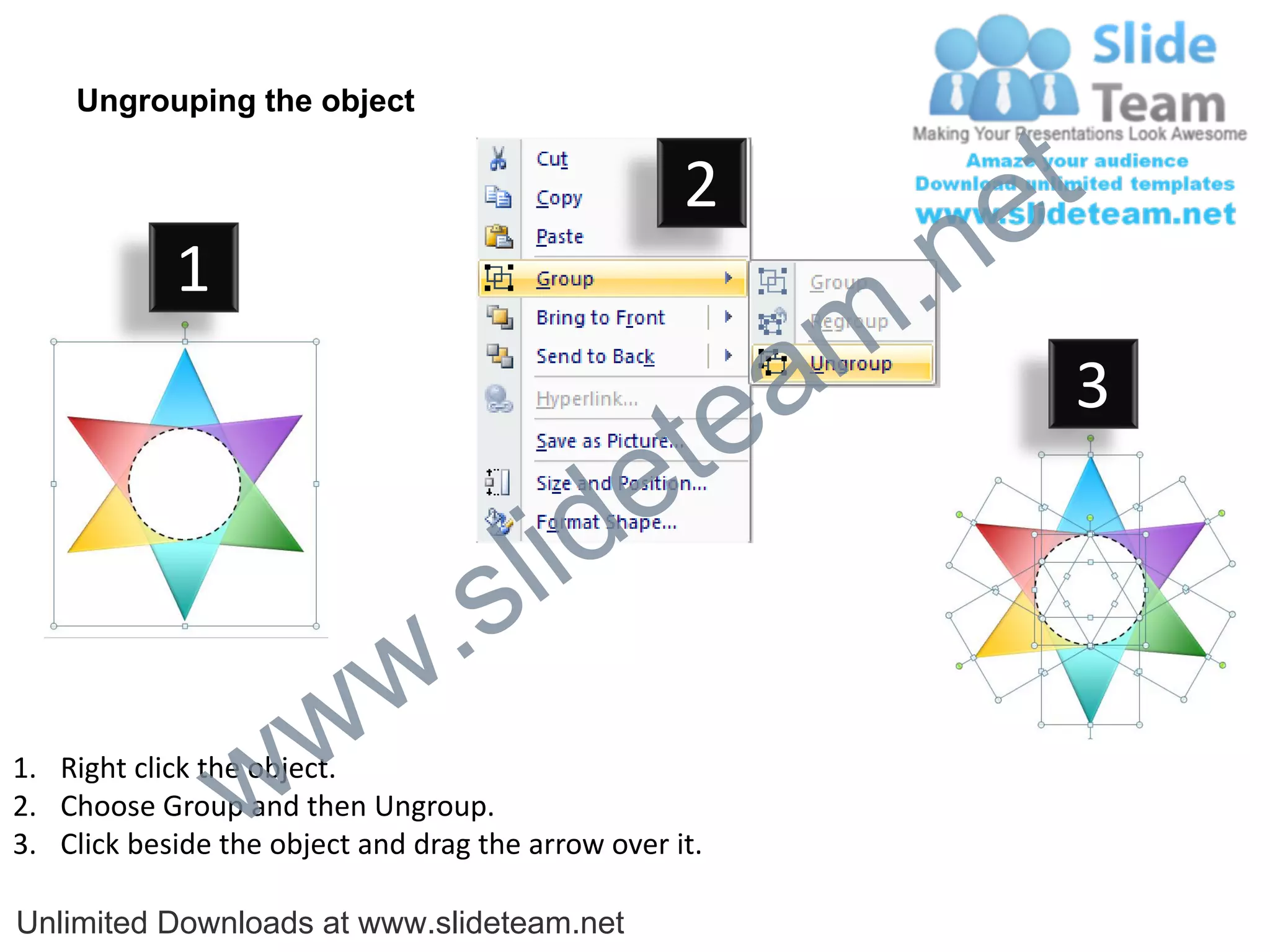 Star diagram powerpoint slides presentation diagrams templates | PDF