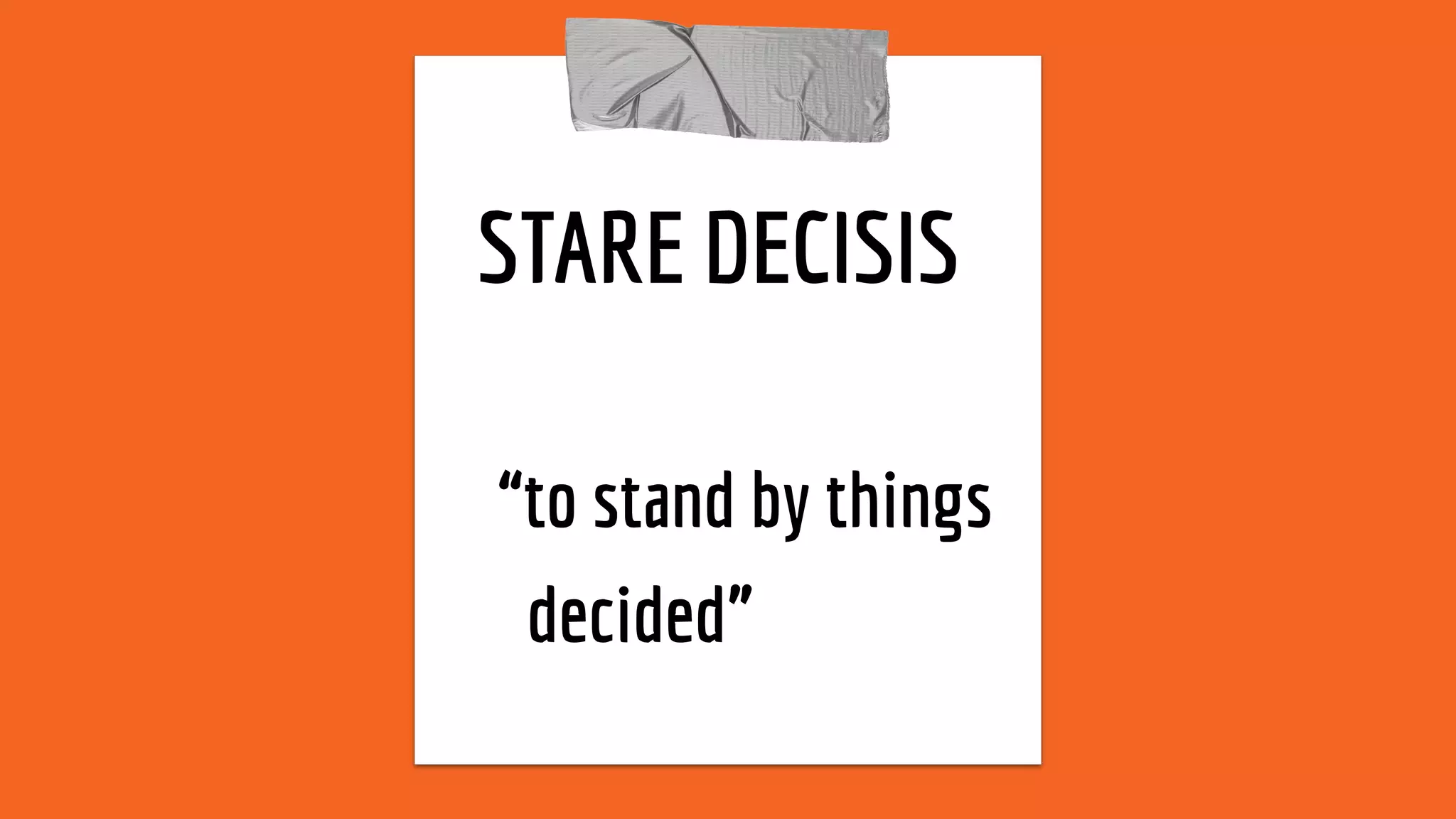 Stare decisis | PDF