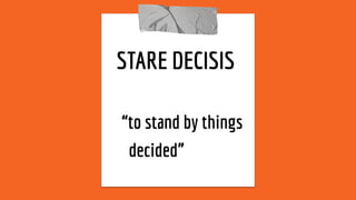 Stare decisis | PDF