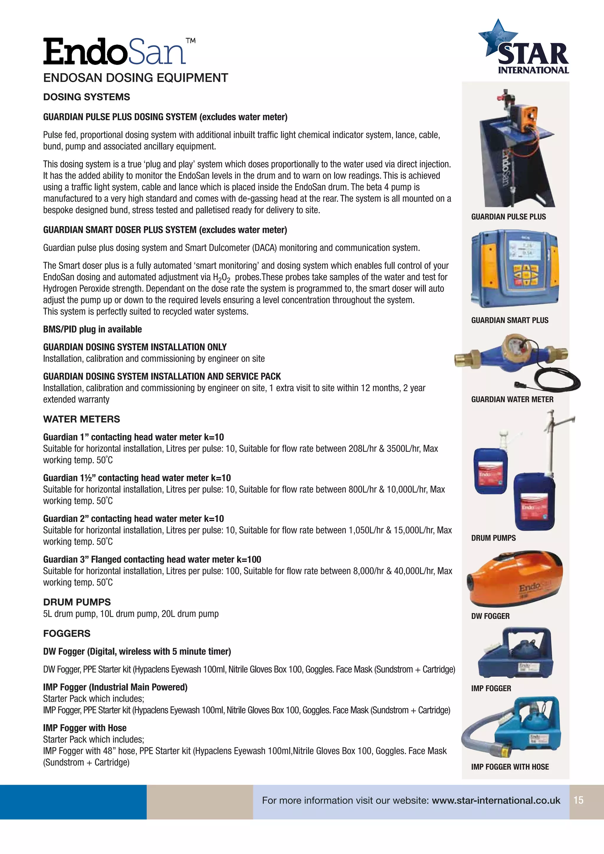 Star Endosan new brochure April 2016 | PDF