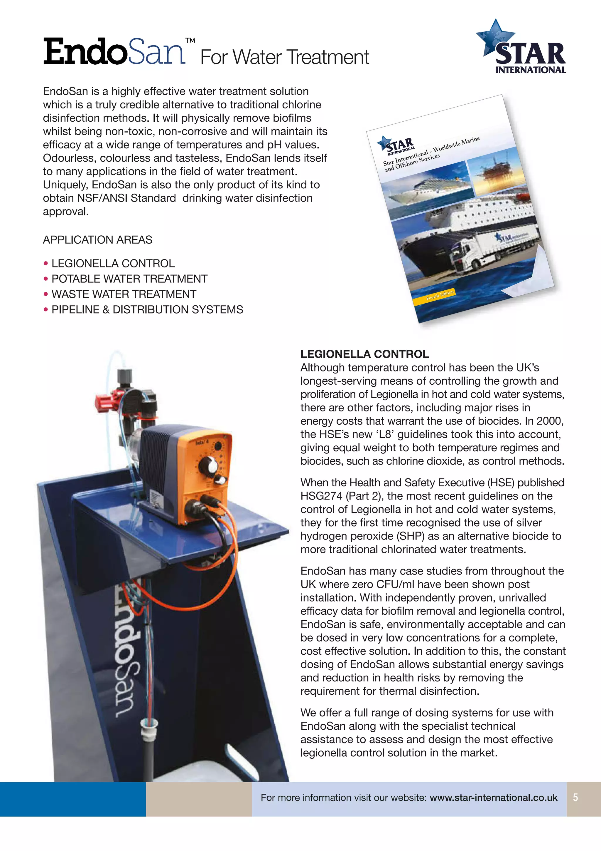 Star Endosan new brochure April 2016 | PDF