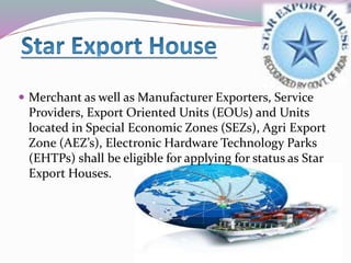 Star export housing | PPTX