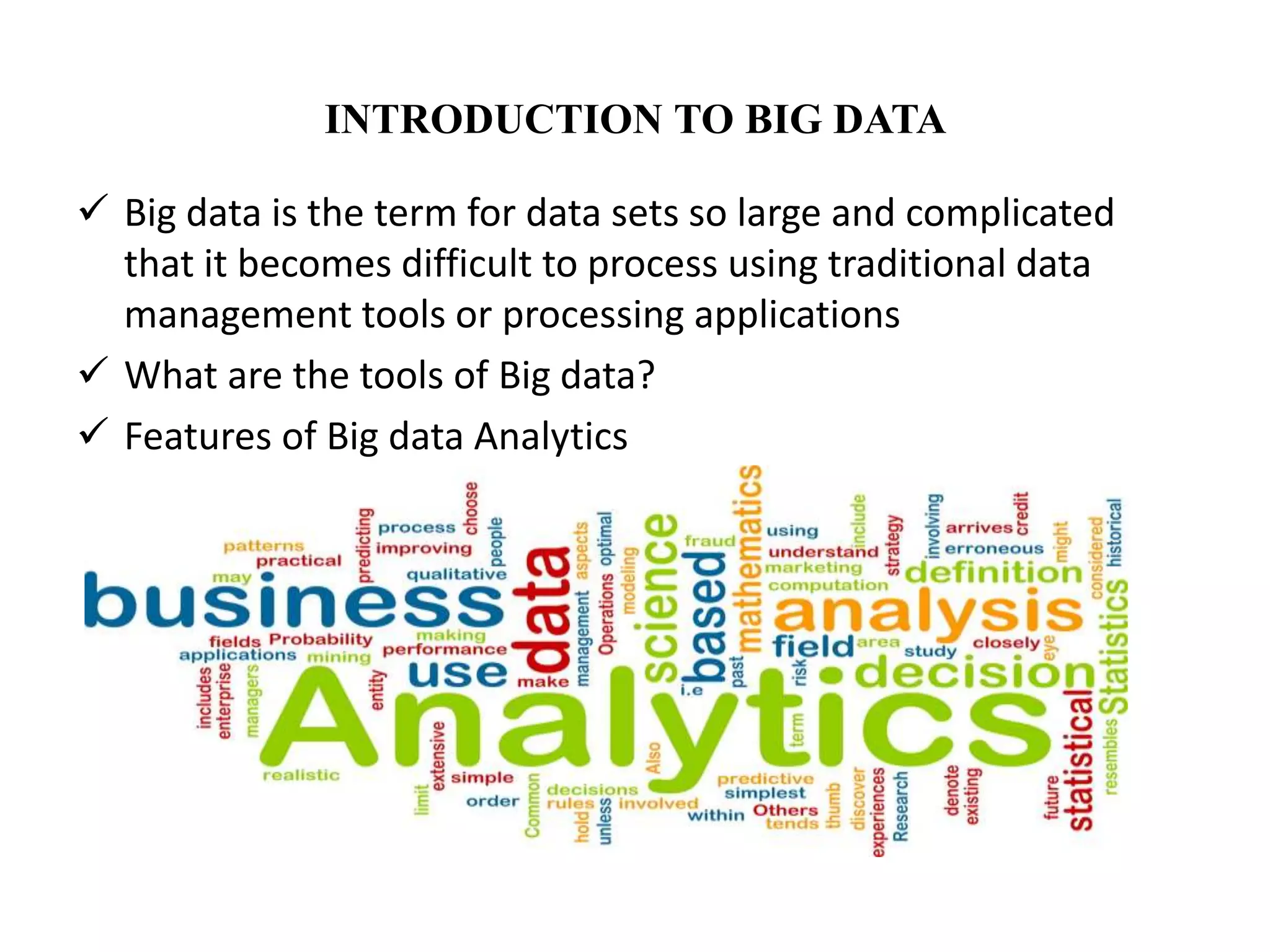 Starfish-A self tuning system for bigdata analytics | PPTX | Computing | Technology & Computing