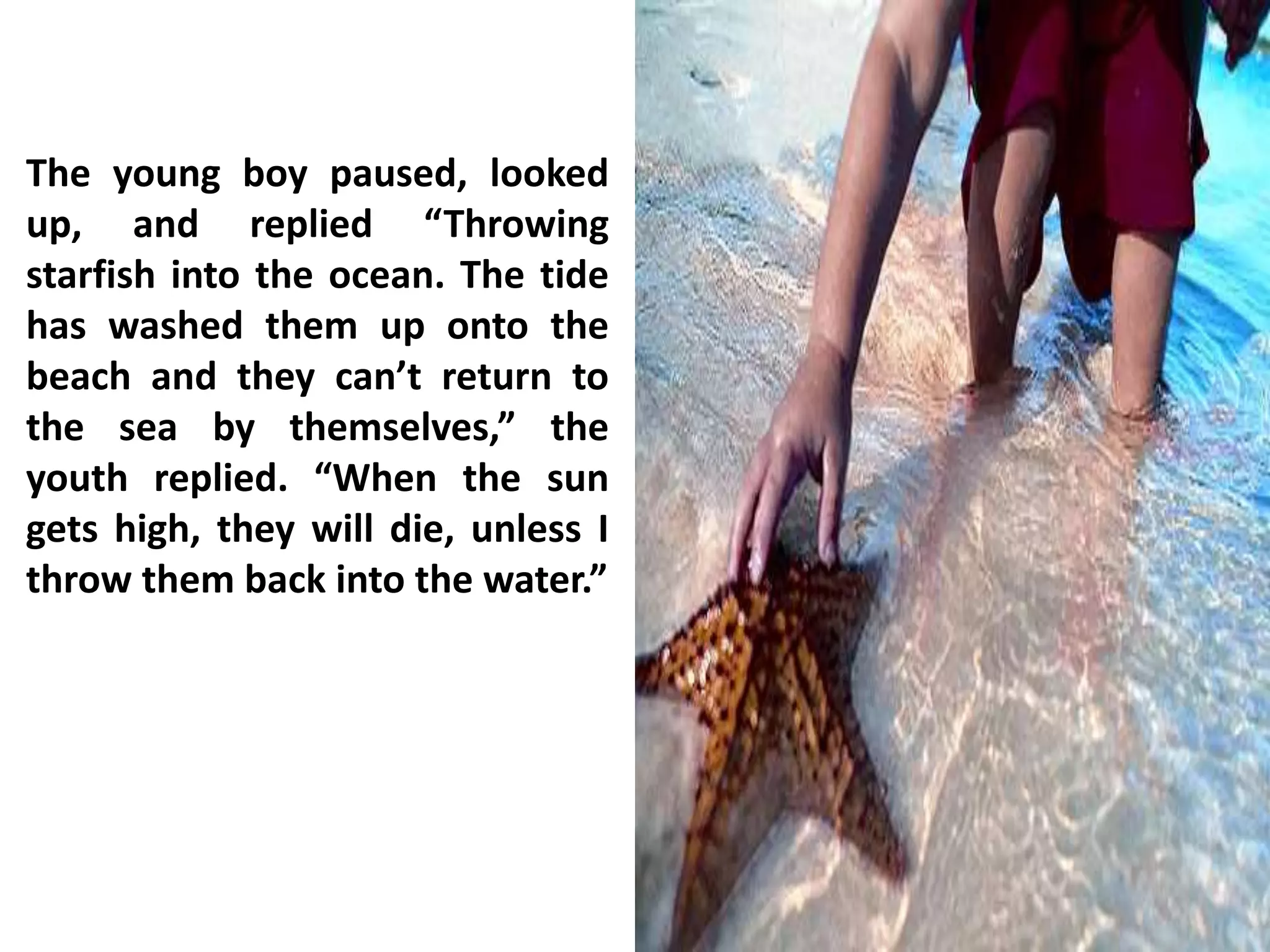 Starfish story | PPTX