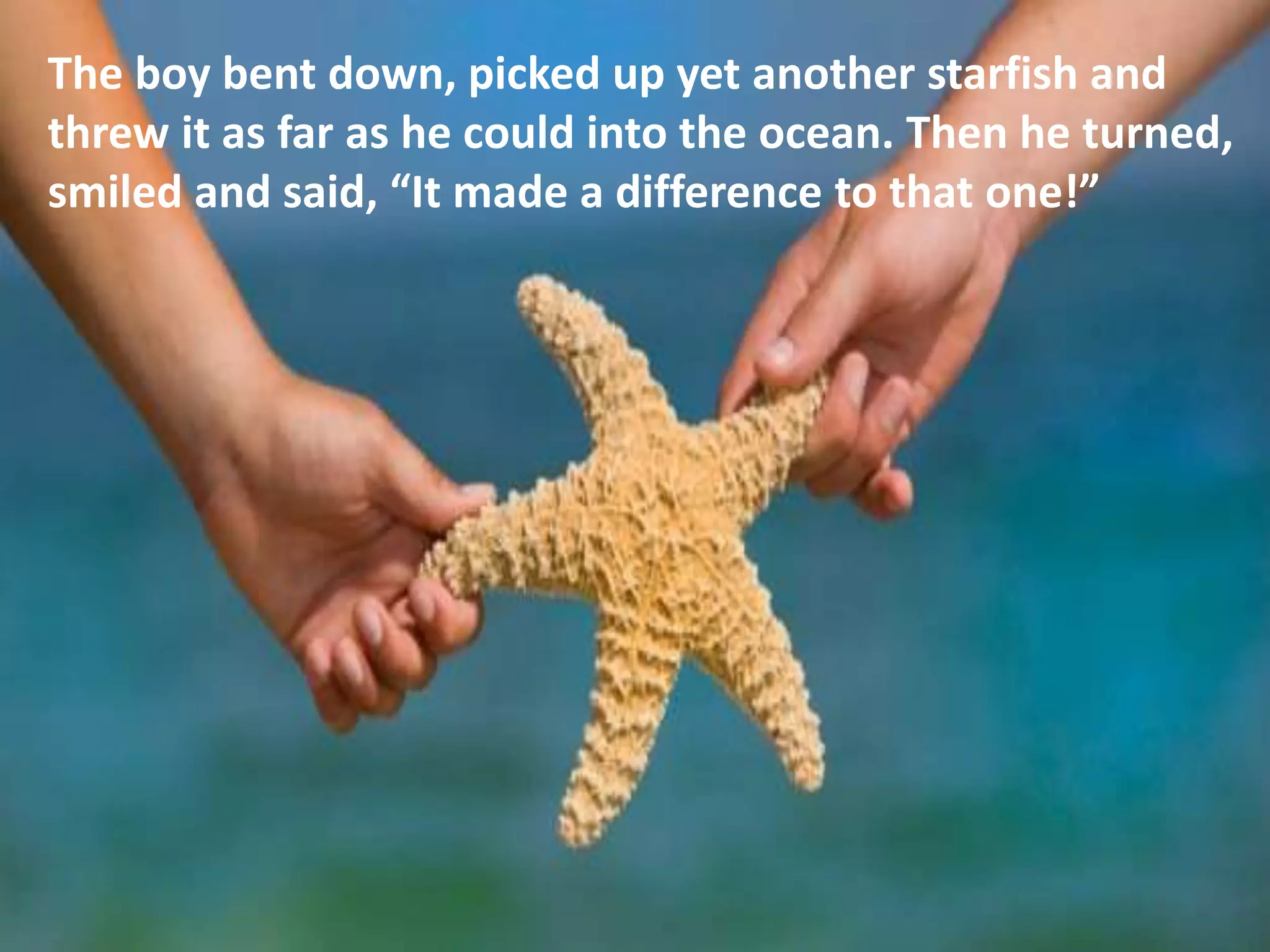 Starfish story | PPTX