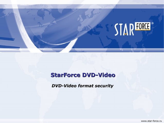 StarForce DVD Video (Eng) | PPT | Home Entertainment Systems | Consumer Electronics