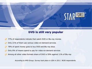 StarForce DVD Video (Eng) | PPT | Home Entertainment Systems | Consumer ...