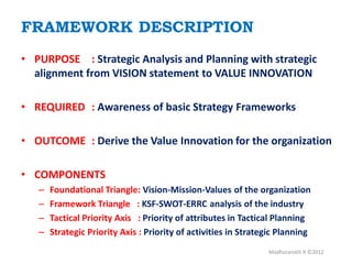 STAR Framework for Strategy Planning - Madhuranath R | PDF