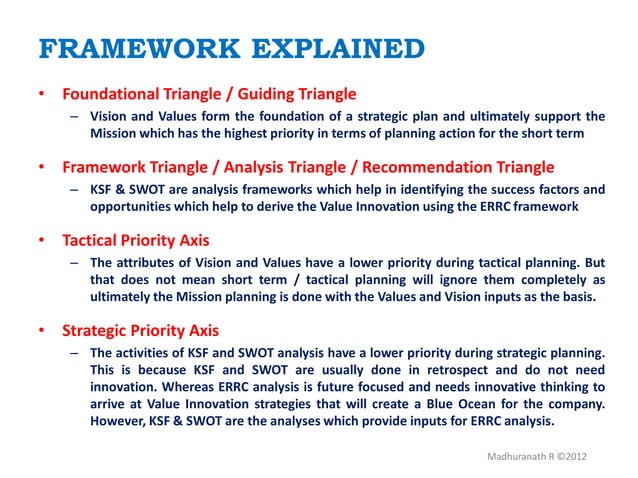 STAR Framework for Strategy Planning - Madhuranath R | PDF