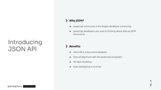Using Stargate APIs for Cassandra-Backed Applications | PPT