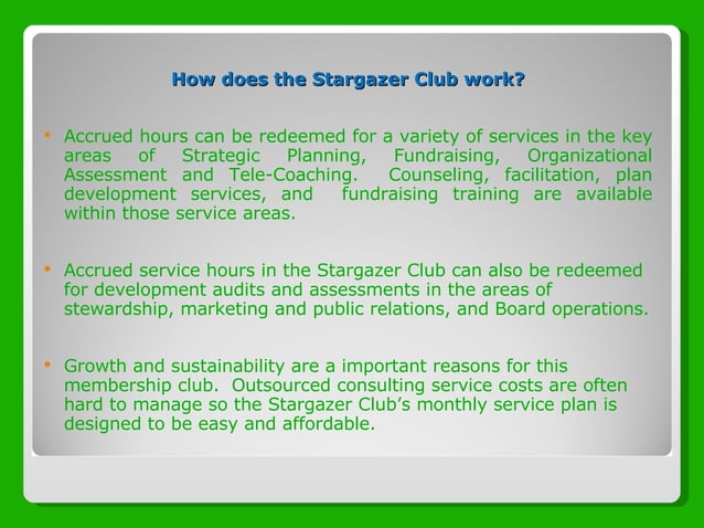 Stargazer Club Presentation | PPT
