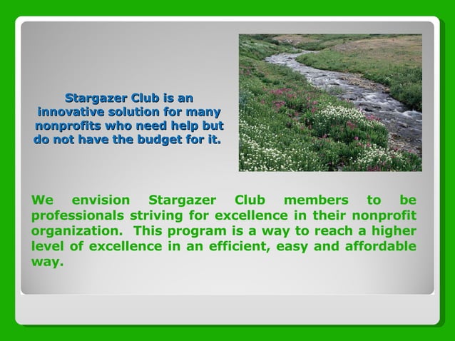 Stargazer Club Presentation | PPT