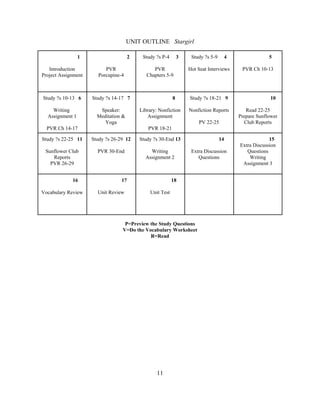 Stargirl lesson plan | PDF