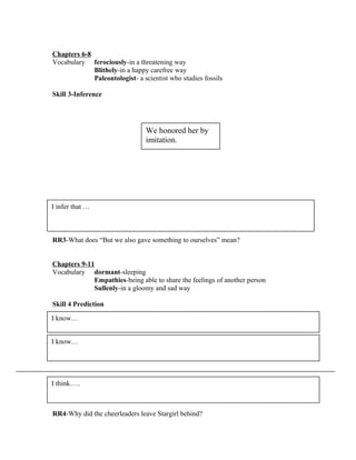 Stargirl study guide | DOC