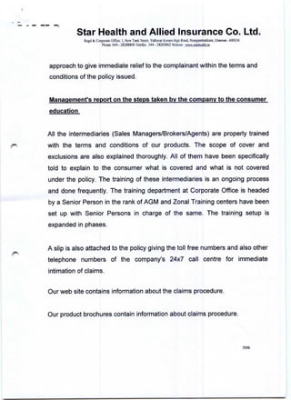 Star health allied company profile | PDF