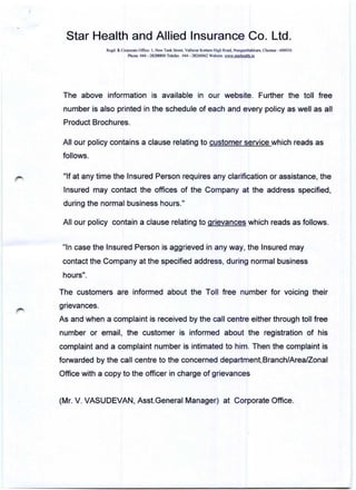 Star health allied company profile | PDF